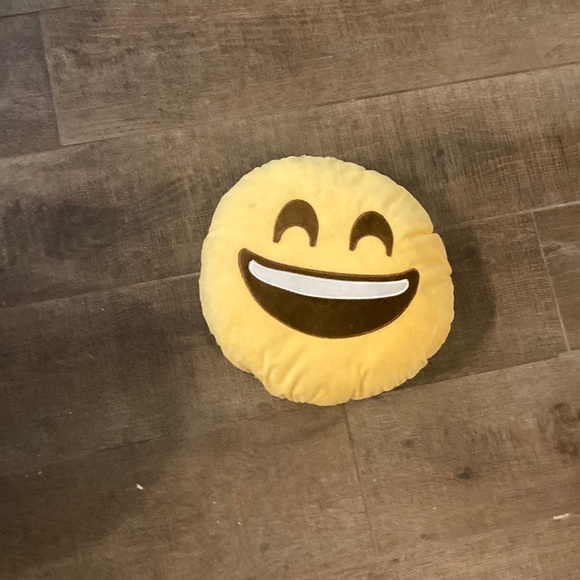 Other | Smiley Face Plush Yellow 12 Inches By 12 Inches | Poshmark